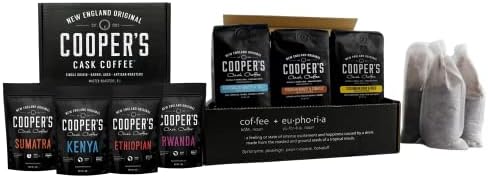 Amazon.com : Gourmet Coffee Sampler Gift Box Set - Whole Bean Coffee ...