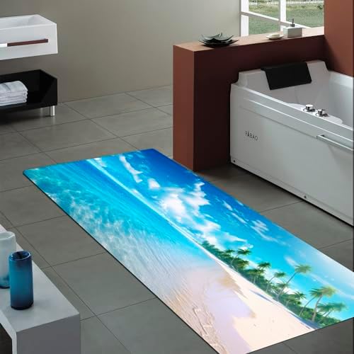 Amazon.com: WODEJIA Thickened Rubber Bottom Anti-Skid Bath Mat, Durable ...