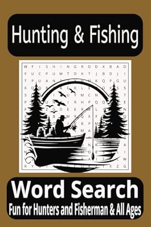 Hunting & Fishing Word Search Puzzle Book: Word Searches with Easy to ...