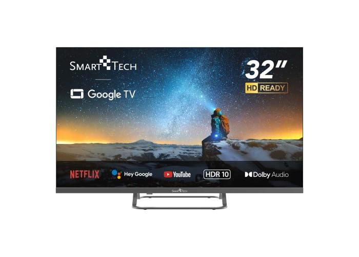 Smart Tech TV LED HD 32" (80 cm) Smart TV Google 32HG01V HDMI, USB ...