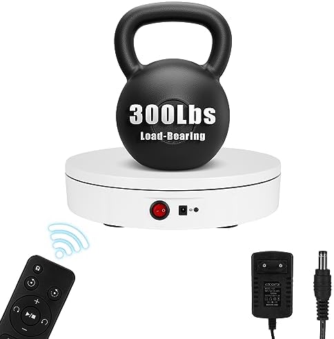 Amazon.com: Remote Control Motorized Rotating Display Stand, 300 Lbs ...