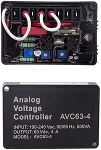 Amazon.com: AVC63-4 AVR AC Diesel Generator Basler Automatic Voltage Regulator Power Supply ...