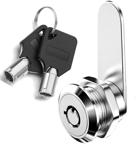 ZiYuya 20mm Thread Tubular Cam Lock with Key Alike, Lock for Letter Box ...