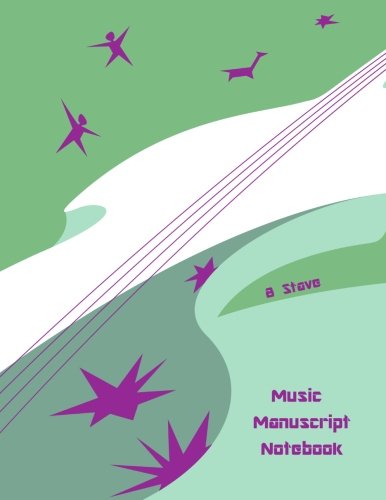 Amazon.com: Music Manuscript Notebook: 8 Stave: 9781480271760: Name ...