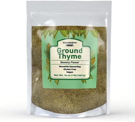 Amazon.com : Unpretentious Ground Thyme, 1 lb, Versatile Seasoning ...