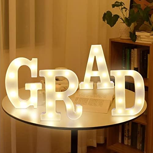 Amazon.com : MISBEST 2024 Graduation Decorations, 4 Pcs Large Size LED ...