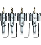 Amazon.com: TCT Hole Saw Set, 2-Pack of 1-1/2" (38mm) Heavy Duty ...