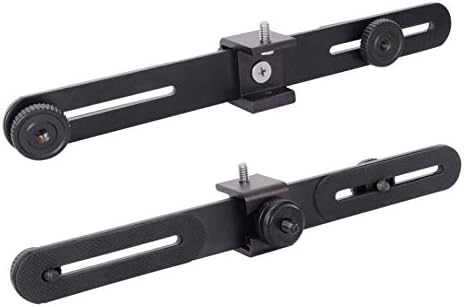 Amazon.com : Neewer 8"/20.3cm Dual Camera Mount Tripod Bracket for 3D ...