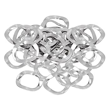 100 Pcs Spring Washer Assortment Kit, M3 M 4 M5 M6 M8 M10 M12 A2 ...