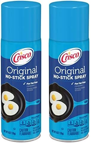 Amazon.com : Crisco Original No-Stick Cooking Spray, 6 oz (Pack of 2 ...