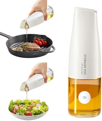 Amazon.com: Oil Dispenser Bottle – Set of 2 16.9oz/500ml Oil and ...