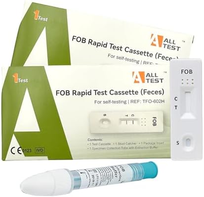 2 x ALLTEST Faecal Occult Blood Tests | FOB Test Kit for Self-Test ...