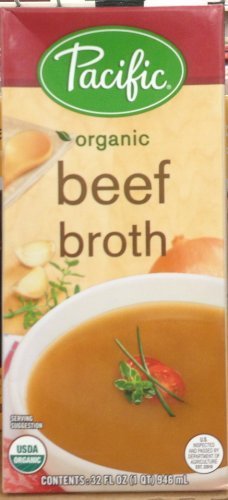 Pacific Organic BEEF BROTH 32 oz. (Paquete de 8) de Pacific Foods ...