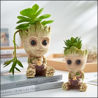 Buy Decorative Asparagus Marry Artificial Plant with Groot Resin Pot ...