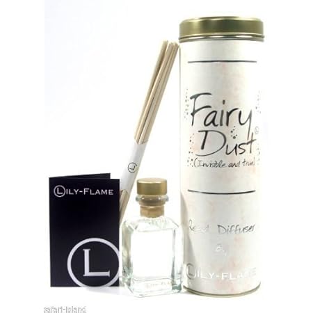 Lily Flame Reed Diffuser - Fairy Dust - Oil and reeds in gift tin ...