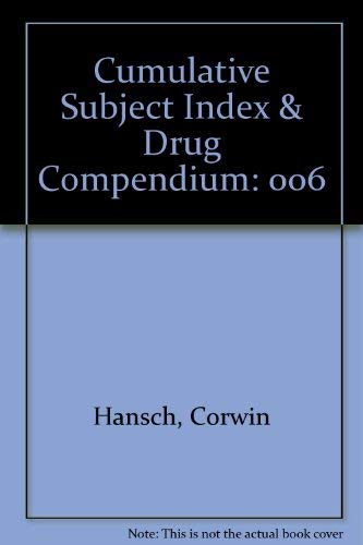 Comprehensive Medicinal Chemistry: Cumulative Subject Index and Drug ...