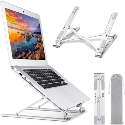 Suporte De Notebook De Alumínio Ajustável Para Notebook De 6 Ângulos ...