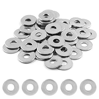 Piutouyar M6 x 16mm Stainless Steel Flat Washer(OD=16mm，1.5mm Thickness ...