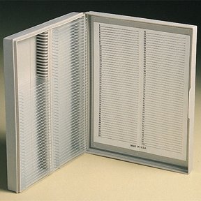 Polypropylene Microscope Slide Box Holds 100 Slides (1 ea.): Microscope ...