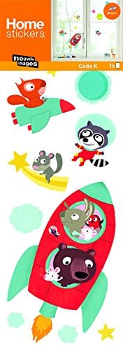 Amazon.com: Home Stickers HOWI 023 Rocket Window Stickers