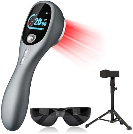Amazon.com: Handheld Red Light Therapy with Stand, Infrared Light Therapy Device for Body ...