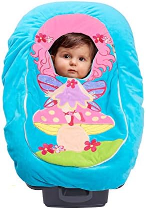 Amazon.com: Muslin Cotton Baby Car Seat Cover, Universal Fit Carseat ...