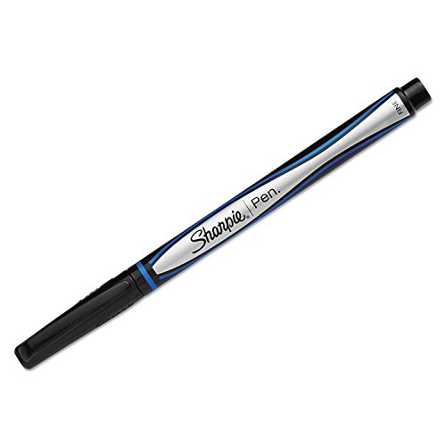 Sharpie 1742664 Plastic Point Stick Permanent Water Resistant Pen Blue ...
