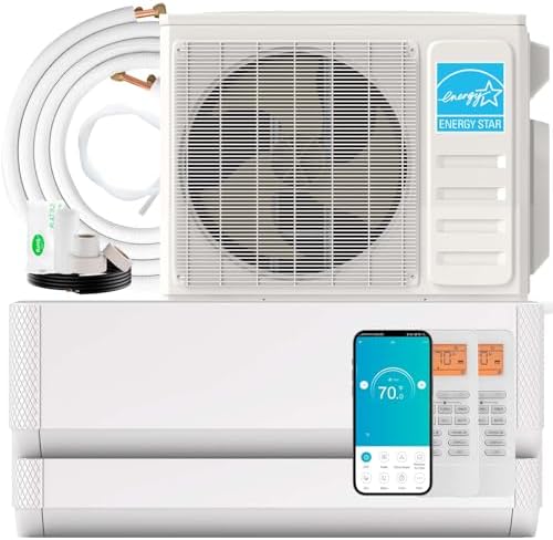 Amazon.com: AURUS 1 Ton 12,000 BTU Mini Split Cools Up to 500 Sq.Ft ...