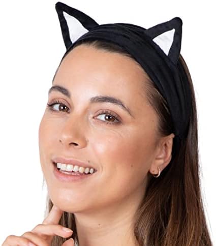 Amazon.com : Brook + Bay Face Wash Headband with Ears - Cute Korean ...