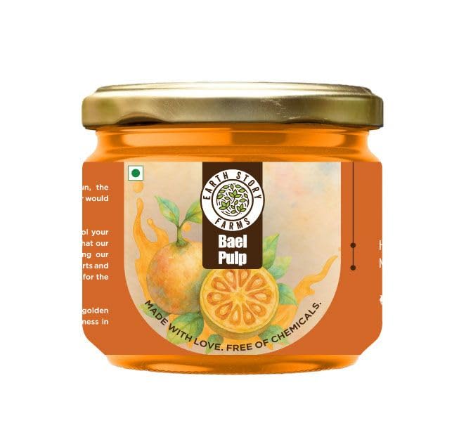 Earth Story Farms Bael Pulp | Wood Apple or Bel Pulp | Made with 100% ...