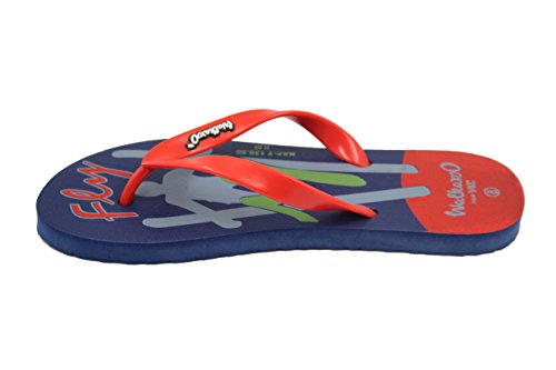 Buy Vkc Walkaroo Men's Blue Flip-Flops - 12 UK at Amazon.in