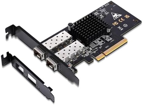 Amazon.com: 10Gb Dual LAN SFP PCI-e Network Card, 82599(X520-DA2 ...