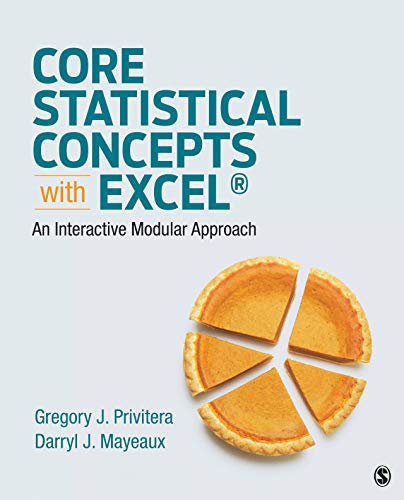 Core Statistical Concepts With Excel®: An Interactive Modular Approach ...