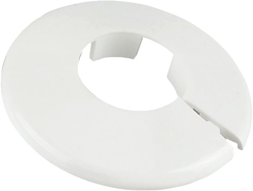 PK 5 X White 15mm PVC Pipe Covers for Wall and Ceiling : Amazon.co.uk ...