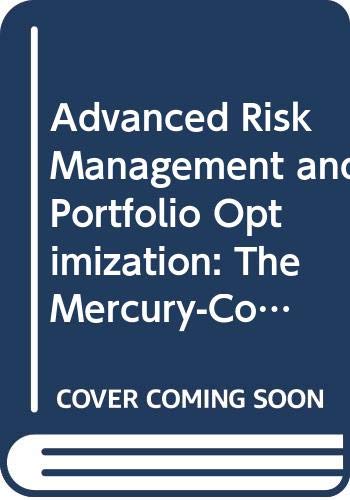 Buy Advanced Risk Management and Portfolio Optimization: The Mercury-Cognity Approach (Frank J ...