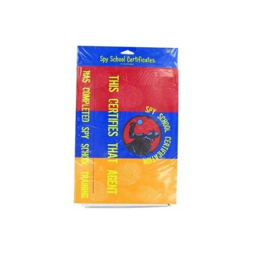 Spy School Certificates 12 Pack : Amazon.in: Toys & Games