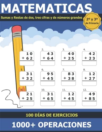 Amazon.com: Matemáticas Sumas y Restas: Libro de Práctica de Suma y ...