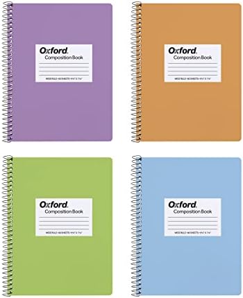 Amazon.com : Oxford Composition Notebooks, Wide Ruled Paper, 9-3/4 x 7 ...