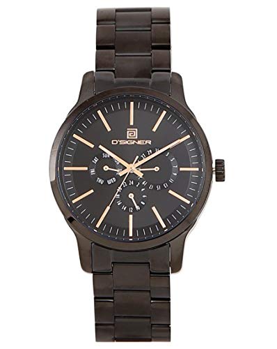 D'SIGNER Analog Black Dial Men's Watch-420BM.3 : Amazon.in: Fashion