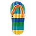 Amazon.com: Blue Wave Beach Striped Flip Flop 71-Inch Inflatable Pool ...