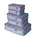 Amazon.com: MUMI Packing Cubes, 5 Packing Cubes for Suitcases, Travel ...