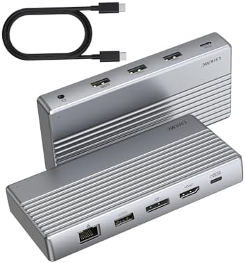 Amazon.com: Laptop Docking Station Stand Dual 4K Monitor: QUUGE USB C ...