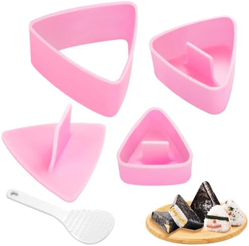 Amazon.com: Onigiri Mold, 3 Pack Musubi Press Maker Triangle Rice Ball ...