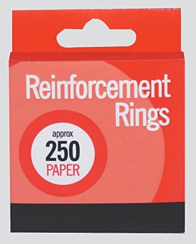 NEW BOX 250 REINFORCEMENT RINGS PAPER R : Amazon.co.uk: Stationery ...
