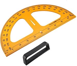 XYWHPGV Geometry Measurement Tool Plastic Protractor Angle Finder 0-180 ...