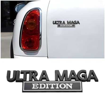 Amazon.com: BELOMI Ultra MAGA Edition Car Emblems, 3D Letter Metal ...