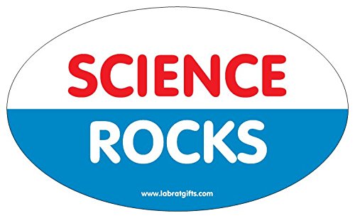Amazon.com: Lab Rat Gifts BS040 Vinyl "Science Rocks" Sticker : Arts ...