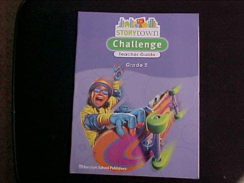 Amazon.com: Storytown Challenge Grade 5: Teacher Guide: 9780153655982 ...