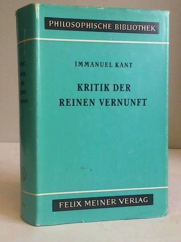 Kritik der reinen Vernunft : Kant, Immanuel: Amazon.de: Bücher