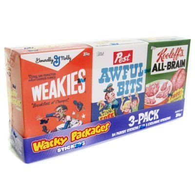 Amazon.com : Wacky Packages All-new Series 7 Mini-cereal Box Tray (A ...